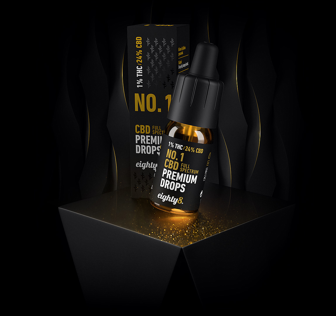 CBD Drops | CBD e-shop Eighty8 - E-shop CBD and HHC products